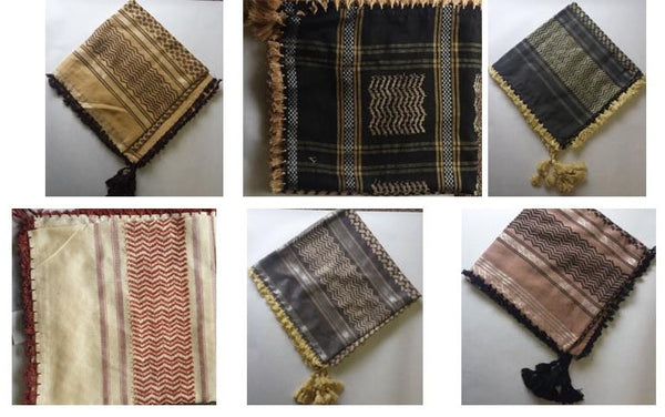 Men's Arabian Shemagh with Tassles - Premium Kashmiri Fabric | Islamic ...